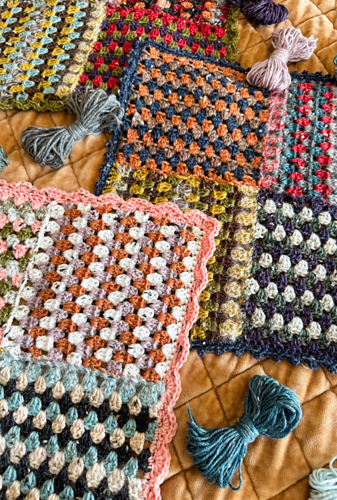 Ravelry: Four Square Granny Blanket pattern by Toni Lipsey