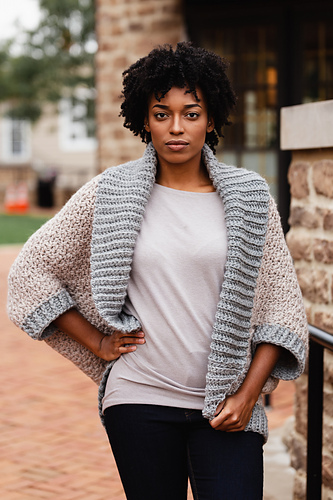 Ravelry: Veronica Cocoon Cardi pattern by Toni Lipsey