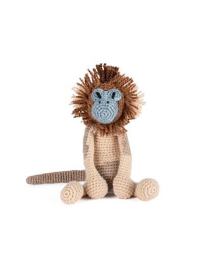 Ravelry: Gordon the Golden Snub-Nosed Monkey pattern by TOFT UK