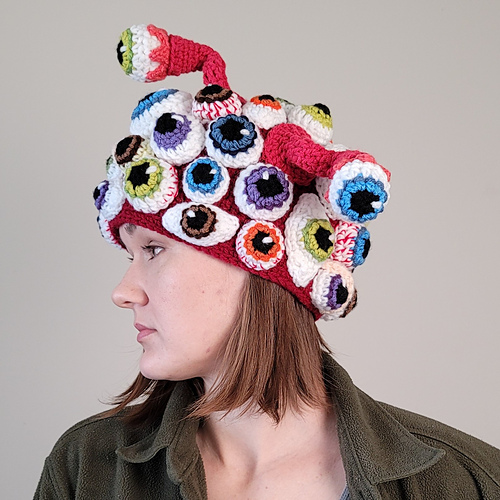 Ravelry: All Seeing Eyeball Hat pattern by Jen Knight