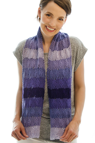 Ravelry: Lavender Sachet Scarf pattern by Lisa Hoffman