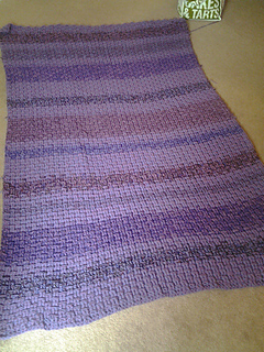 Ravelry: Taamar's Purple Striped Afghan thingy