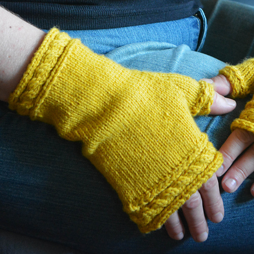 Ravelry: Twisted Rope Fingerless Mittens pattern by Talena Winters