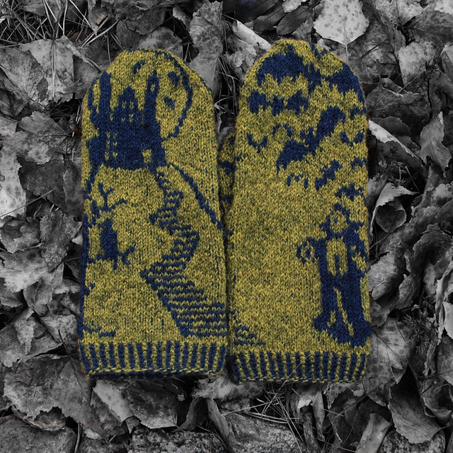 Ravelry: Dracula's Lair (Halloween Mystery Mittens 2019) pattern by ...