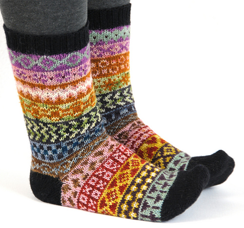 Ravelry: Fair Isle Sock MKALendar pattern by Susanna Winter