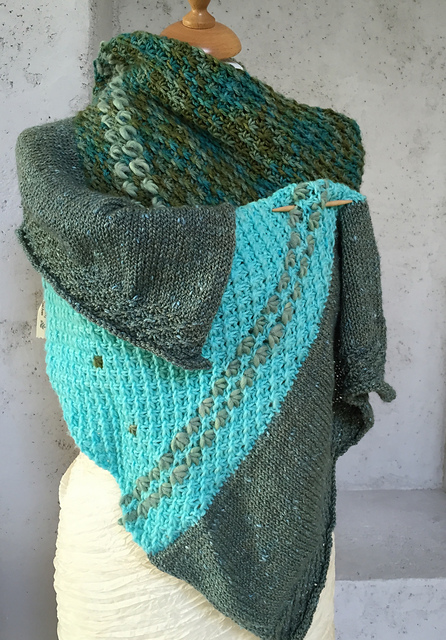 Ravelry: TamiAven's Asymmetrical Wrap