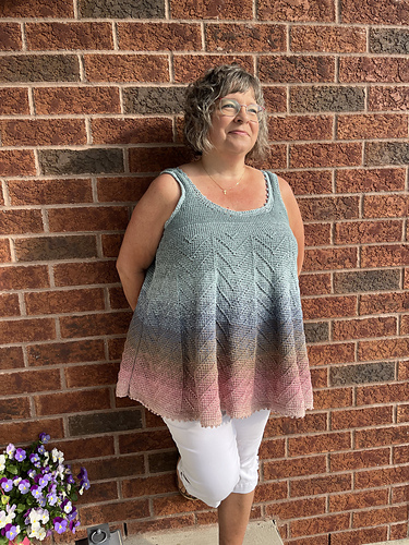 Ravelry: Mulberry summer top or dress pattern by Andrea Cretu