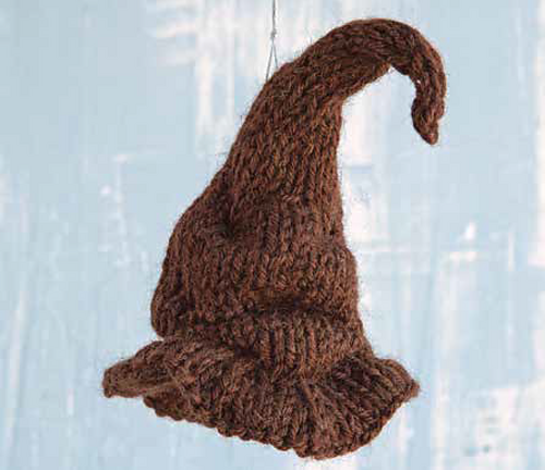 Ravelry: The Sorting Hat Hanging Display pattern by tiny owl knits