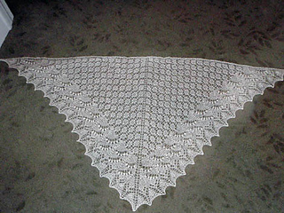Ravelry: Tannenvald's Baby Alpaca Swallowtail Shawl