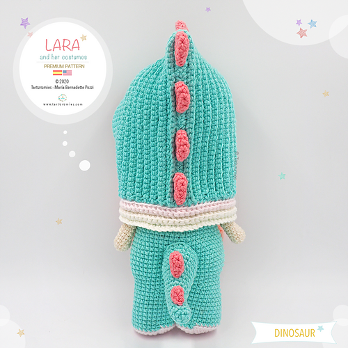 Ravelry: Amigurumi Lara Doll: Bunny Unicorn Dinosaur pattern by Tarturumies