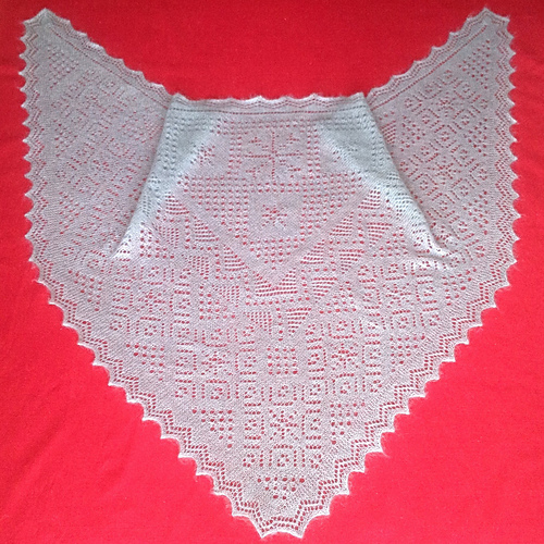 Ravelry: White Snow triangle pattern by Svetlаnа Loginovа