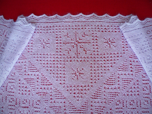 Ravelry: White Snow triangle pattern by Svetlаnа Loginovа