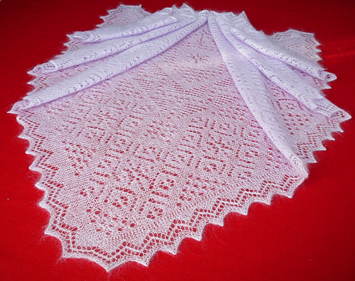 Ravelry: White Snow triangle pattern by Svetlаnа Loginovа