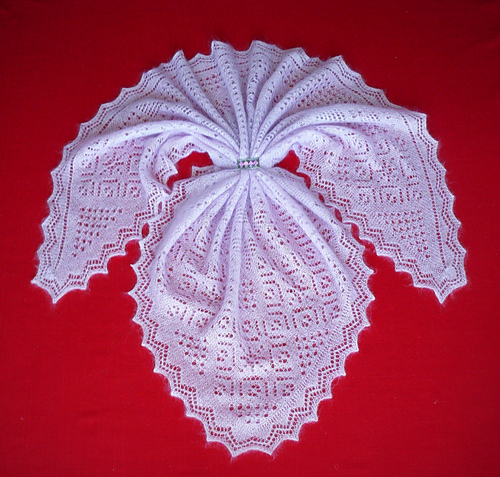 Ravelry: White Snow triangle pattern by Svetlаnа Loginovа