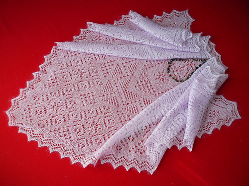 Ravelry: White Snow triangle pattern by Svetlаnа Loginovа