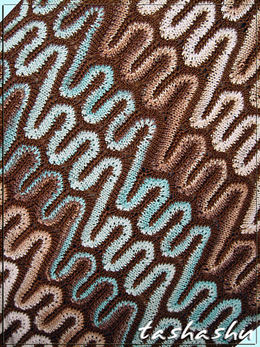 Ravelry: Knitted Scarf “PAMIR” pattern by Svetlana Gordon