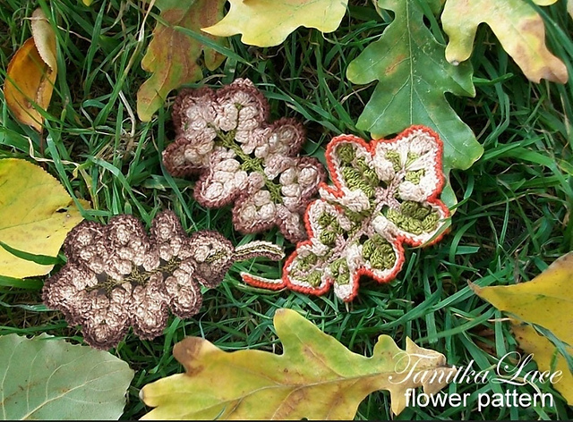 Ravelry: Tashatan740's Fall Oak Leaves Crochet Pattern, Tutorial How to
