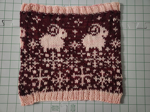 Ravelry: Snow Sheep Cowl pattern by Lisa McFetridge