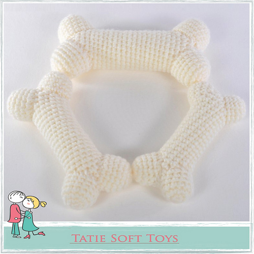 Ravelry: Dog Bone 3 in 1 Amigurumi pattern by Tatie