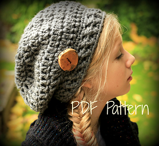 Ravelry: slouchy chunky hat pattern by Kathy Strong