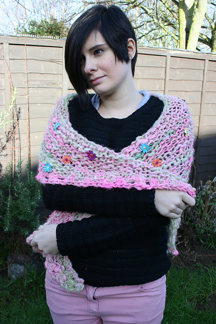 Ravelry: English Garden Shawl pattern by TaylorMade yarns