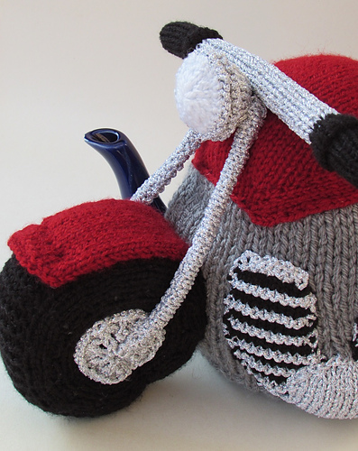 Ravelry: Motorbike Tea Cosy pattern by Susan Cowper