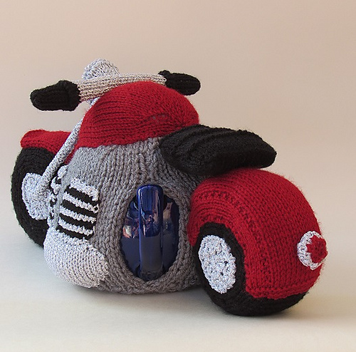 Ravelry: Motorbike Tea Cosy pattern by Susan Cowper