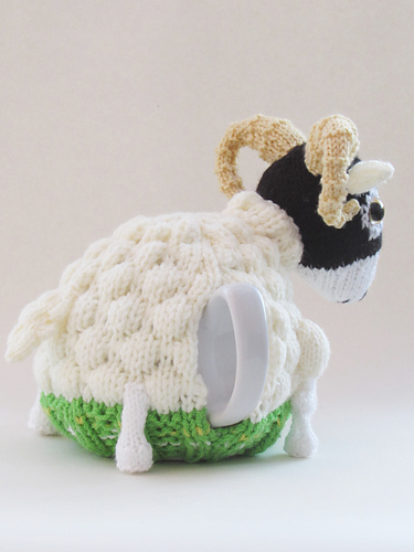 Ravelry: Swaledale Sheep Tea Cosy pattern by Susan Cowper