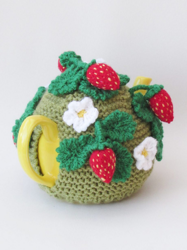 Ravelry: Strawberry Patch Tea Cosy pattern by Susan Cowper