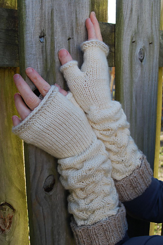 Ravelry: Shake the Barley Fingerless Gloves pattern by Erica Jackofsky ...