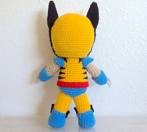 Ravelry: Wolverine Inspired Amigurumi Doll pattern by Thu Nguyen