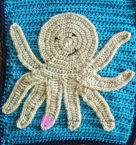 Ravelry: Octopus Applique pattern by Teri Heathcote