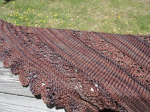 Ravelry: Cat Tracks Wrap pattern by Heidi Schultz