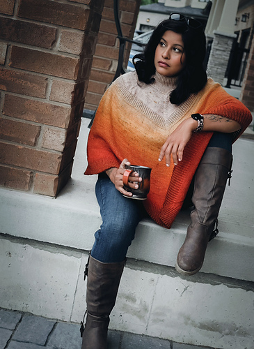 Ravelry: The Ridgeline Poncho pattern by The Blue Brick