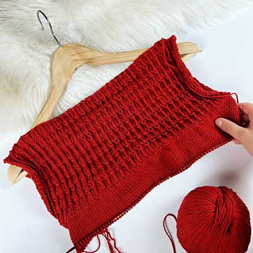 Ravelry: Wrapped Up In Ribbons Sweater pattern by Melanie Reinert