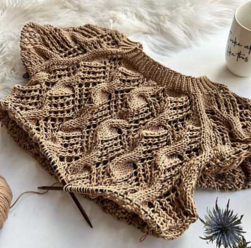 Ravelry: Sand Waves Sweater pattern by Melanie Reinert