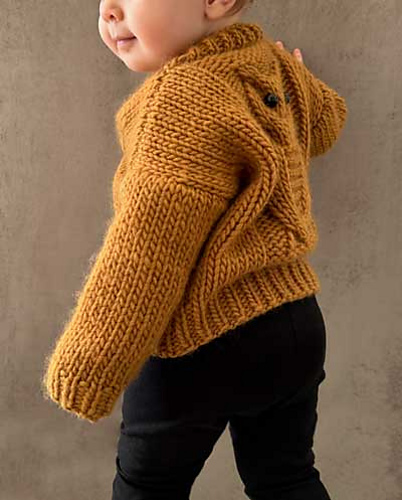 Ravelry: Creepy Owl Cardigan pattern by Melanie Reinert