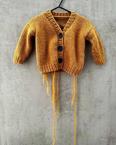 Ravelry: Creepy Owl Cardigan pattern by Melanie Reinert