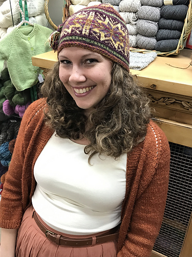Ravelry: Autumn Sunset Fair Isle Hat pattern by Lisa Sewell