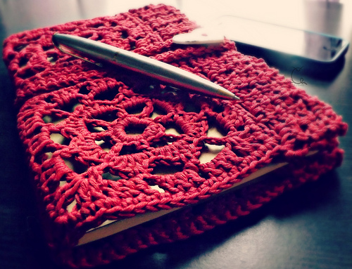 Ravelry: Oh Granny Journal Cover pattern by The Cotton Road Designs