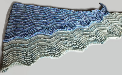 Ravelry: TheCraftyTyke's Chasing Waves Pattern Sample - Large