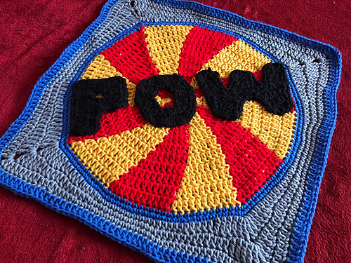 Ravelry: Action Pow Square pattern by Michael Sellick