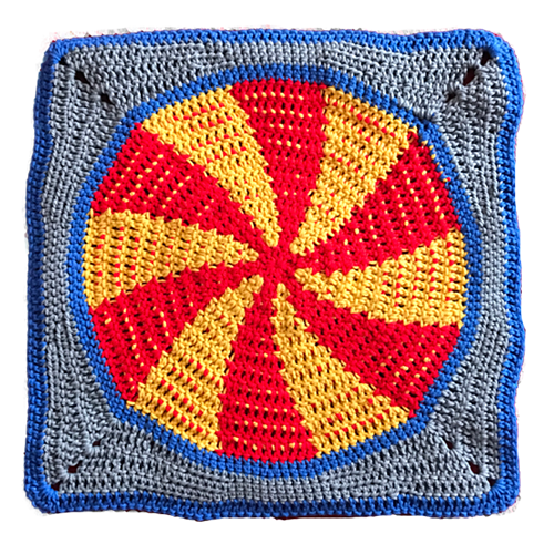 Ravelry: Action Pow Square pattern by Michael Sellick
