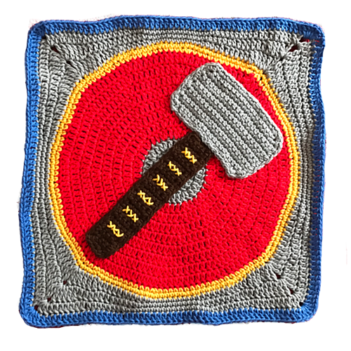 Ravelry: Action Hammer Square pattern by Michael Sellick