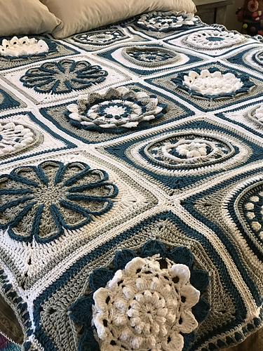 Ravelry: Flora Afghan Stitch Along pattern by Michael Sellick