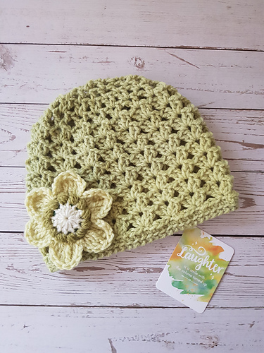 Ravelry: L'il Bit Hippy Skull Cap pattern by The Crochet Fix