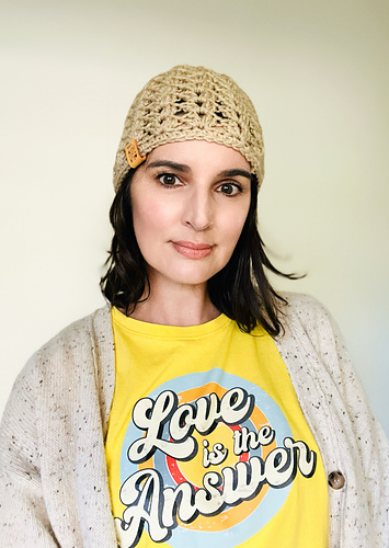 Ravelry: L'il Bit Hippy Skull Cap pattern by The Crochet Fix