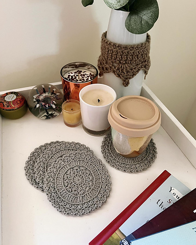Ravelry: Ring of Stars Coasters pattern by The Crochet Fix
