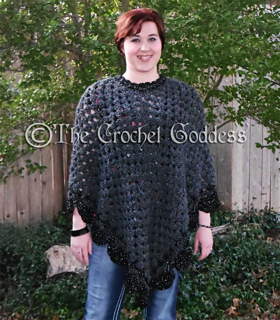 Ravelry: TheCrochetGoddess' Martha Stewart 'Coming Home' Poncho: Large ...