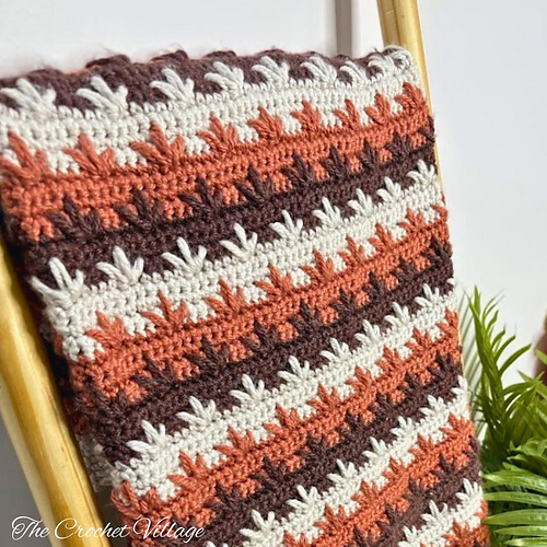 Ravelry: Mayflower Throw Blanket pattern by The Crochet Village